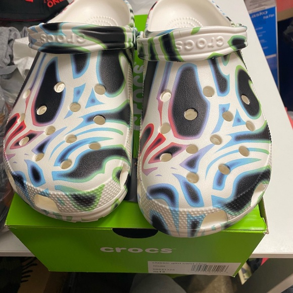 CROCS | Shoes | Crocs Classic Gtd Swirl Clog | Poshmark